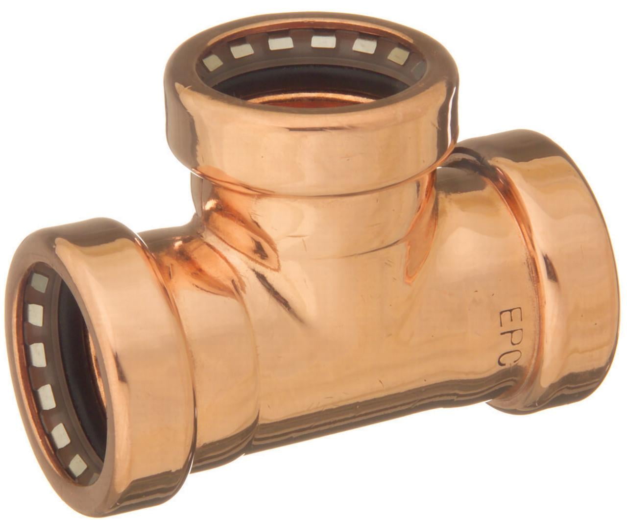 Elkhart Tectite 911R CopperLoc Non-Removable Push-Fit Tube Reducing Tee ...