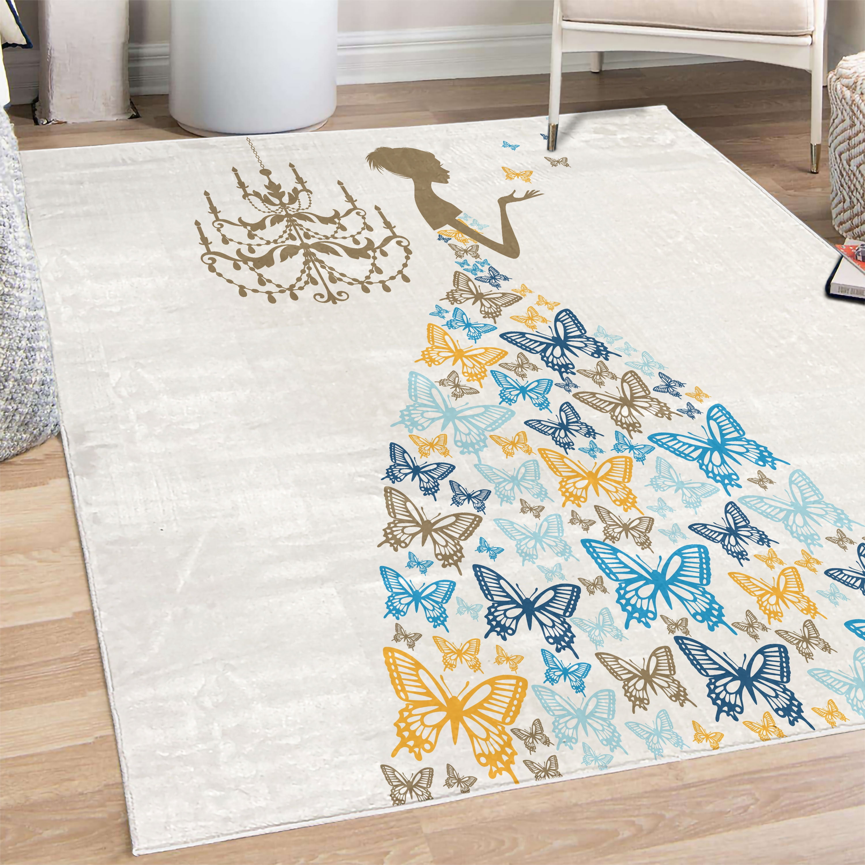 Vintage Decorative Rug, Love Country Wedding Themed Romantic ...