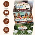 Chef Round Tablecloth, Fitted Table Cover with Elastic for 55"-60 ...