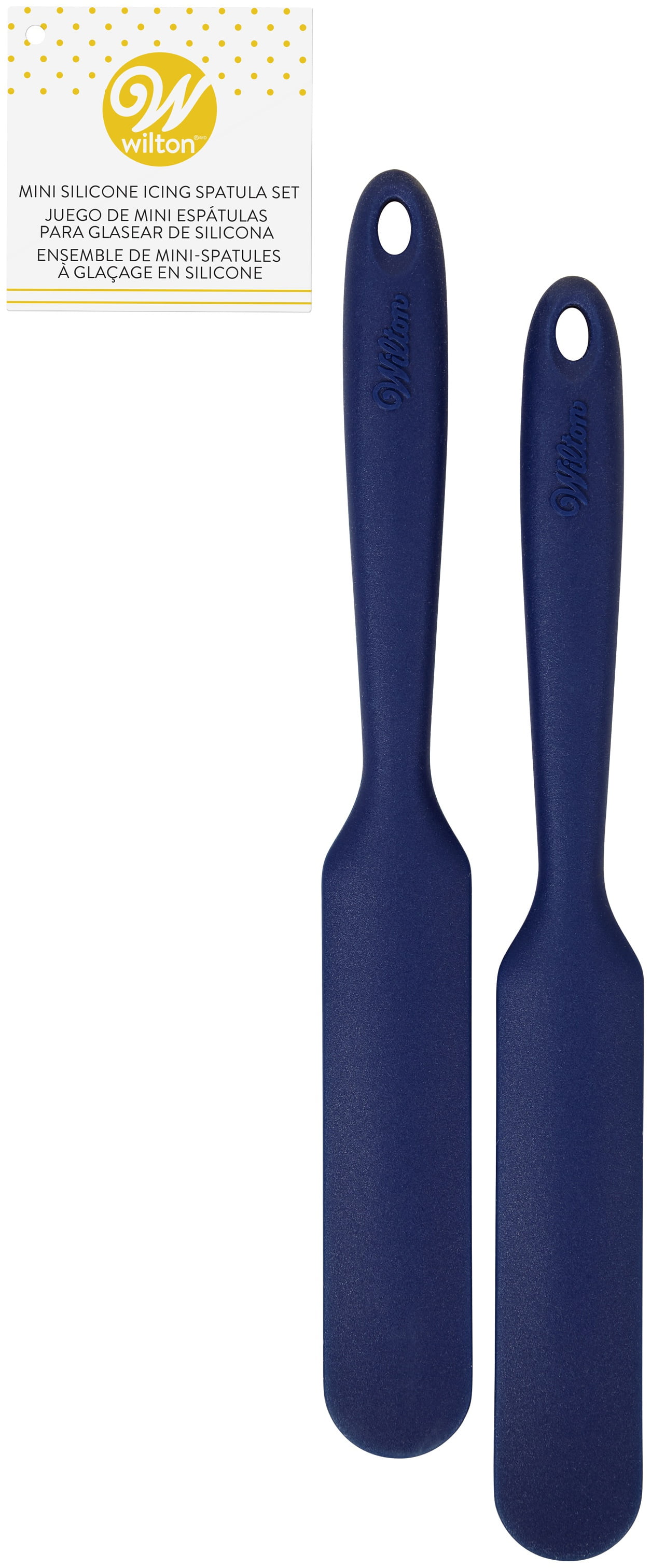 Mini Silicone Icing Spatulas 2/Pkg-Navy Blue - Walmart.com