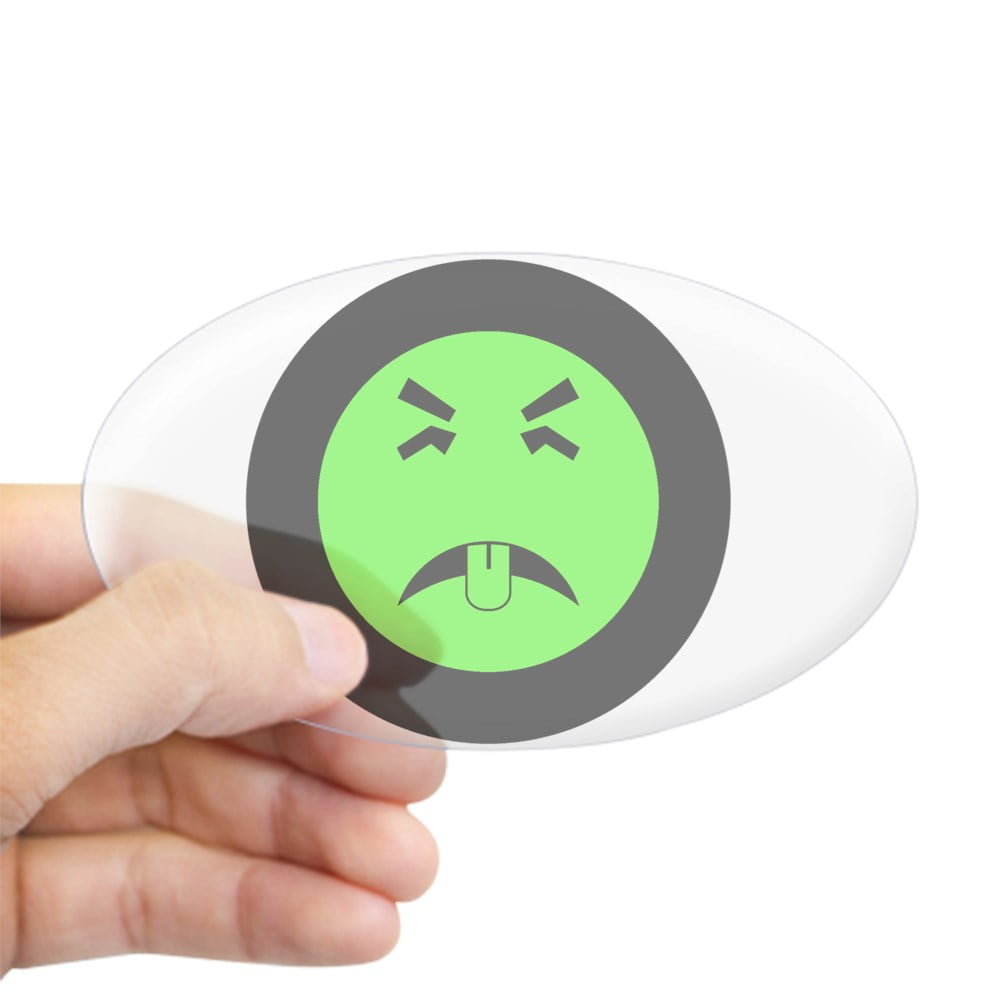 CafePress - Mr. Yuk Logo Sticker - Sticker (Oval) - Walmart.com