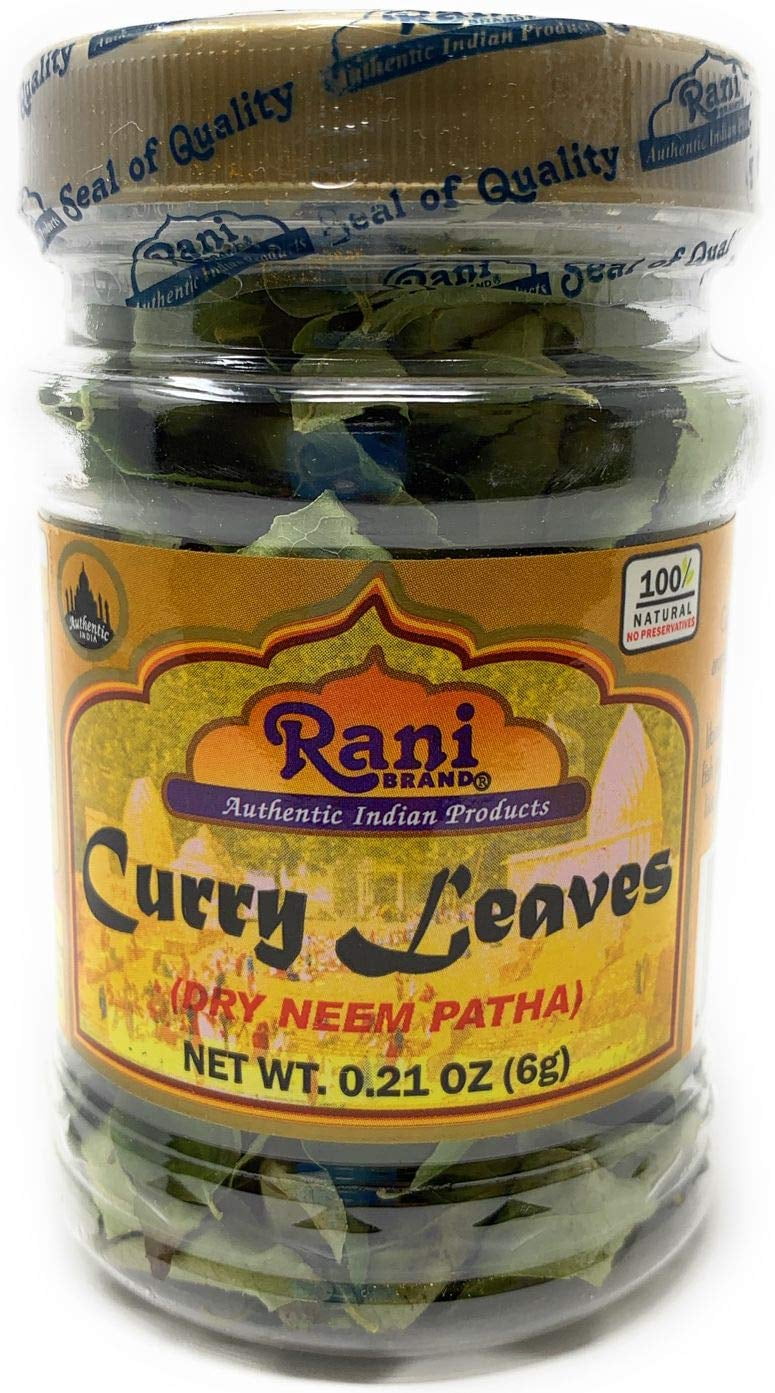 Rani Dried Curry Whole Leaves (Kari Neem Patha) Indian Spice 0.21oz (6g ...