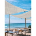 Brown Plaid Sun Shade Sail 12'X16' Rustic Farmhouse Abstract UV Block ...