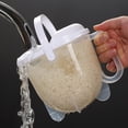 Rice Washer Cleaner Plastic Grains Rice Washing Bowl Vegetable Fruit ...
