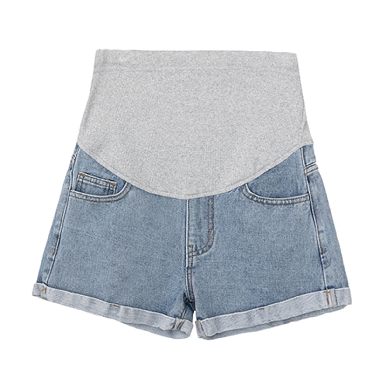 Click here for Leutsin Women Summer Shorts Pregnant Denim Holes P... prices