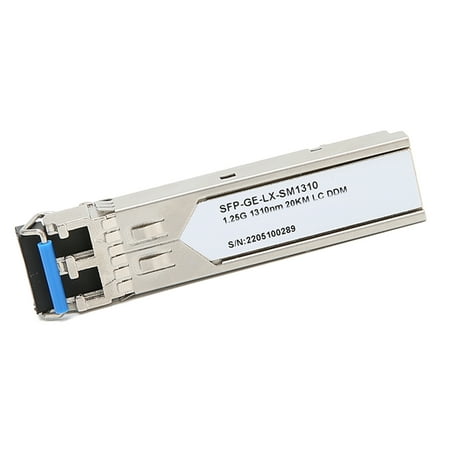 1.25G Fiber Optic Module, Low Power Consumption 1.25Gb/s Rate DDM Function SFP Module 1310nm ...