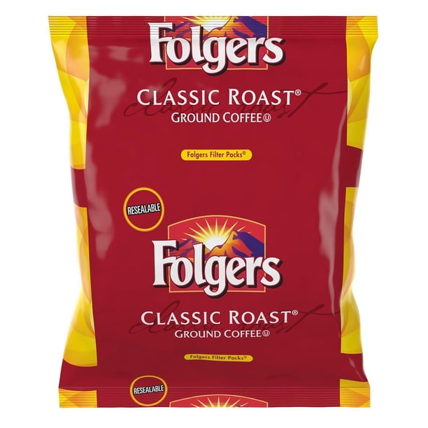 Folgers Classic Roast Ground Coffee, Filter Packs (0.9 oz., 40 ct ...