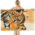Cheetah Beach Towel Leopard Print Towel for Adults Kids Thin ...