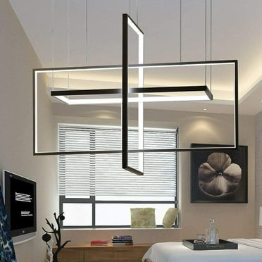 Modern Square LED Pendant Light for Kitchen Island, Dinning Room ...