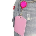 10-Pack Retractable Badge Holders with 10 Colors, Scroll ID Card Clip ...