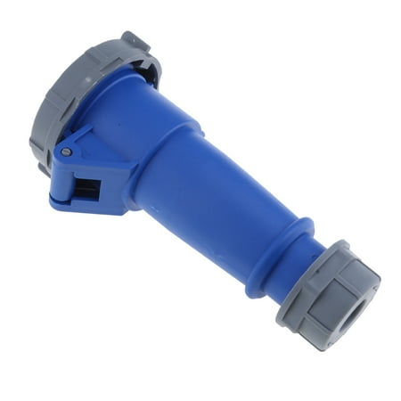 220V 16A IP67 Waterproof Inline Cable Coupler Socket Connector 2P+E ...