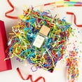 1 LB Iridescent Rainbow Easter Grass Crinkle Cut Paper, Raffia Tissue ...