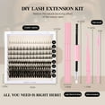 Soft Textured Eyebrow Pen 4ml Elegant Eyelash Kit Natural Enhancer Set