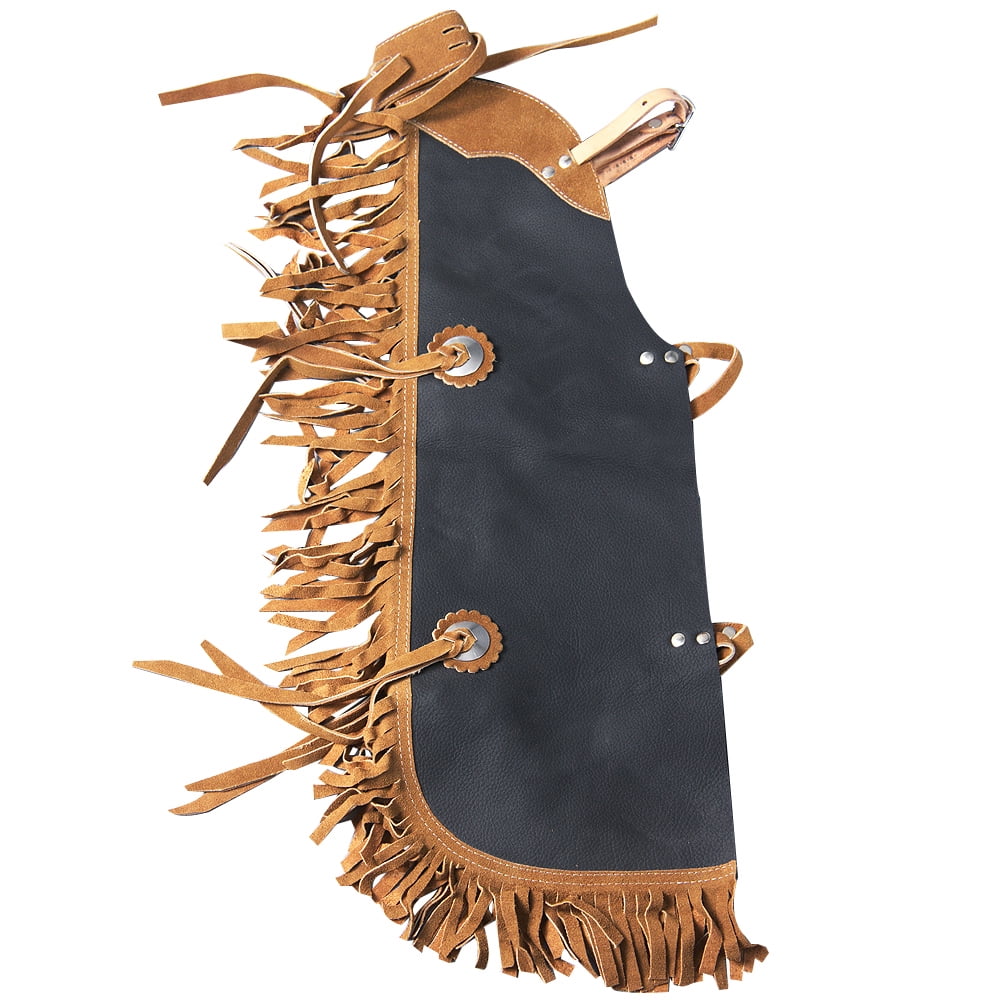 51HS Hilason Pro Rodeo Bull Riding Chaps Leather Kids Junior Youth ...