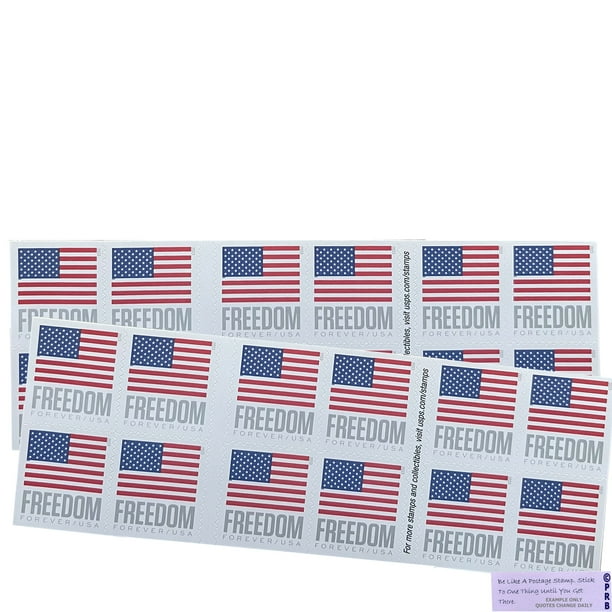 Freedom Flag 2023 USPS Forever Postage Stamp 2 Books of 20 US First ...