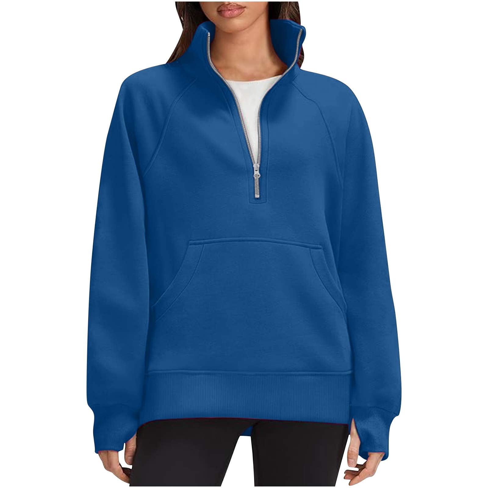 Click here for Zhonghui Women Pullover Top Thumb Holes Sweatshirt... prices