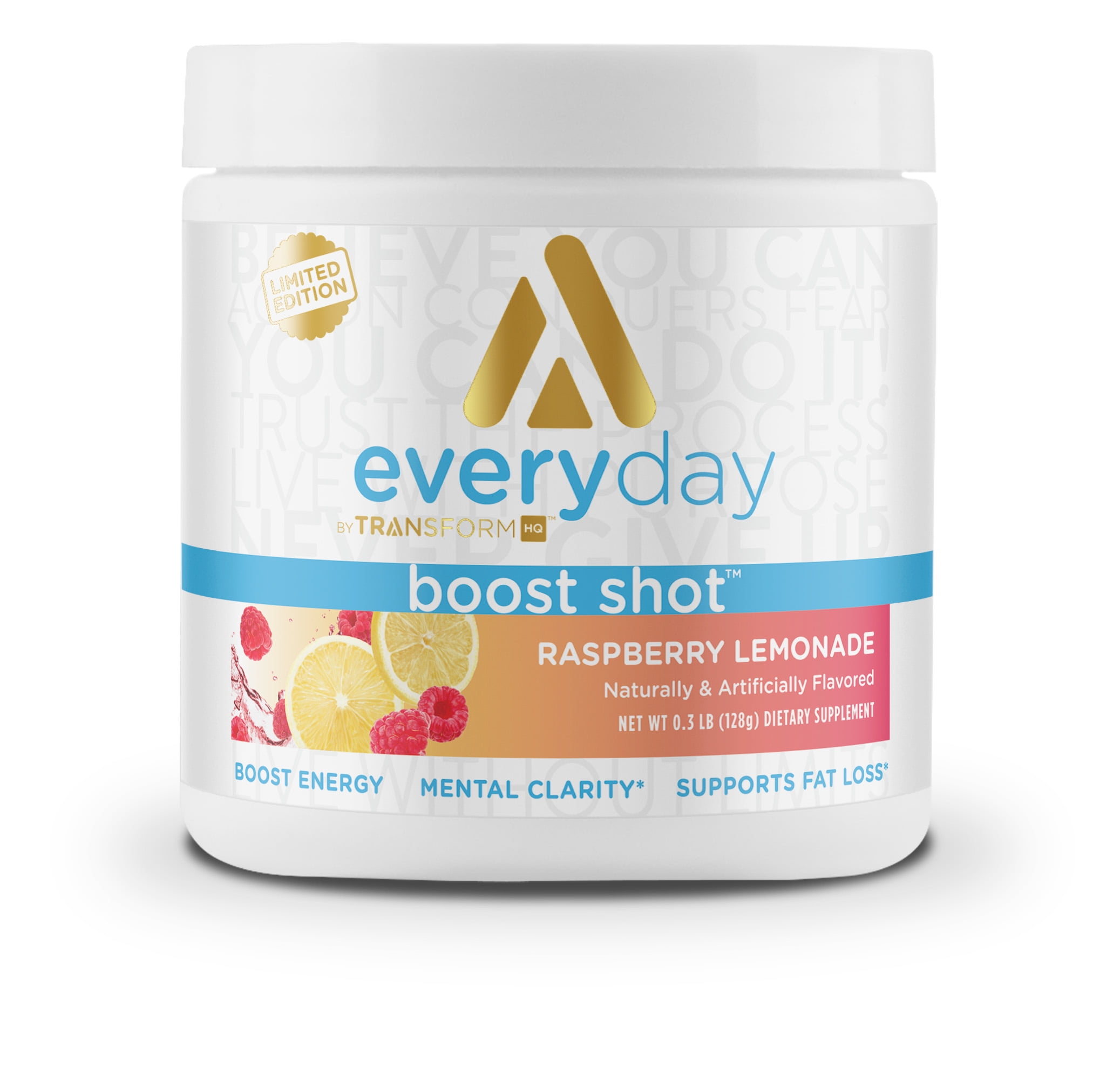 TransformHQ Everyday Boost Shot - (Raspberry Lemonade, 28 Servings) (129 grams) - Walmart.com