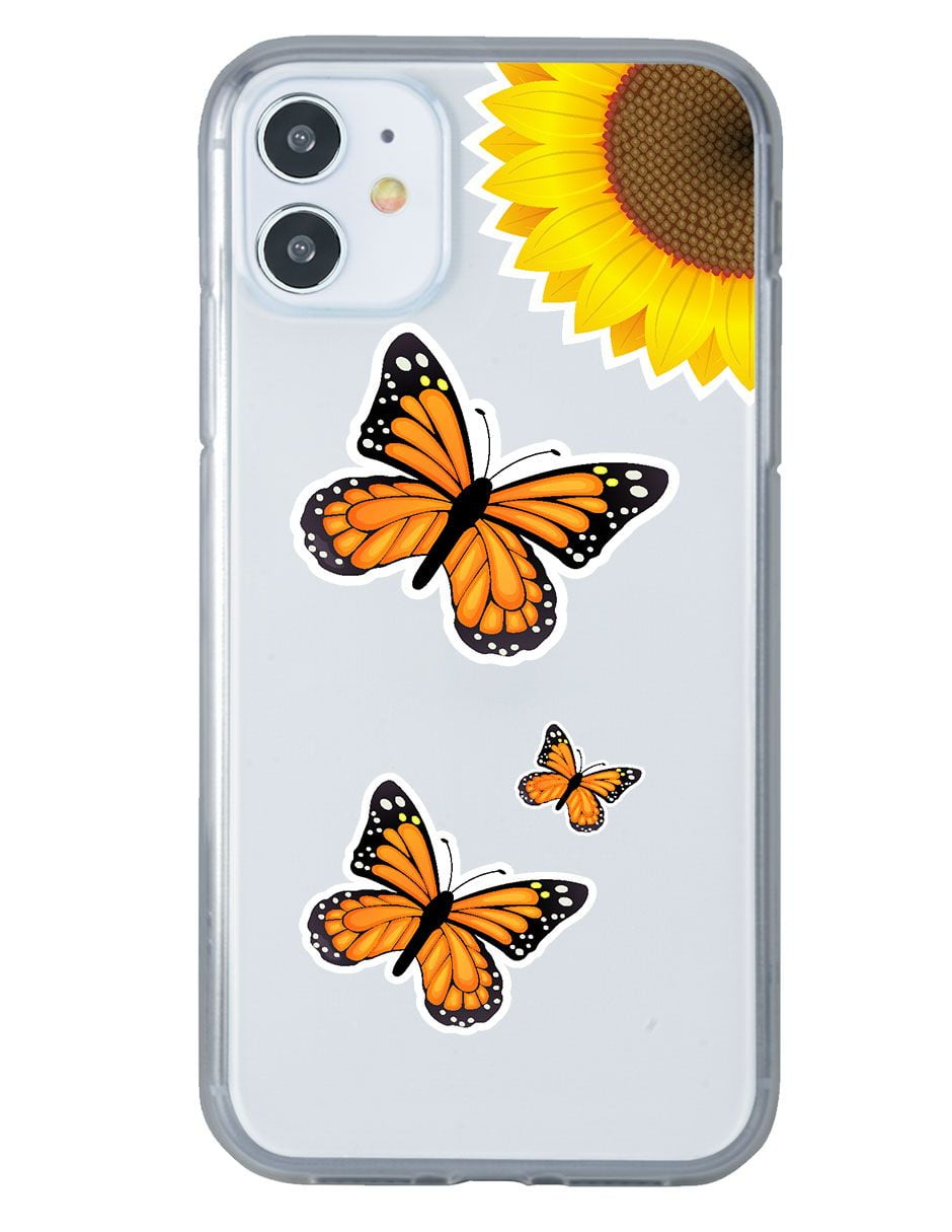 Funda Antigolpes Para iPhone 12 Mini mariposas monarca, Uso Rudo, InstaCase Protector para ...