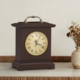12 Inch Vintage Mantel Clock with Hidden Storage, Square Table Clock ...
