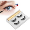 2 Pairs of 5 Magnet False Eyelash Set Magnetic Liquid Eyeliner ...