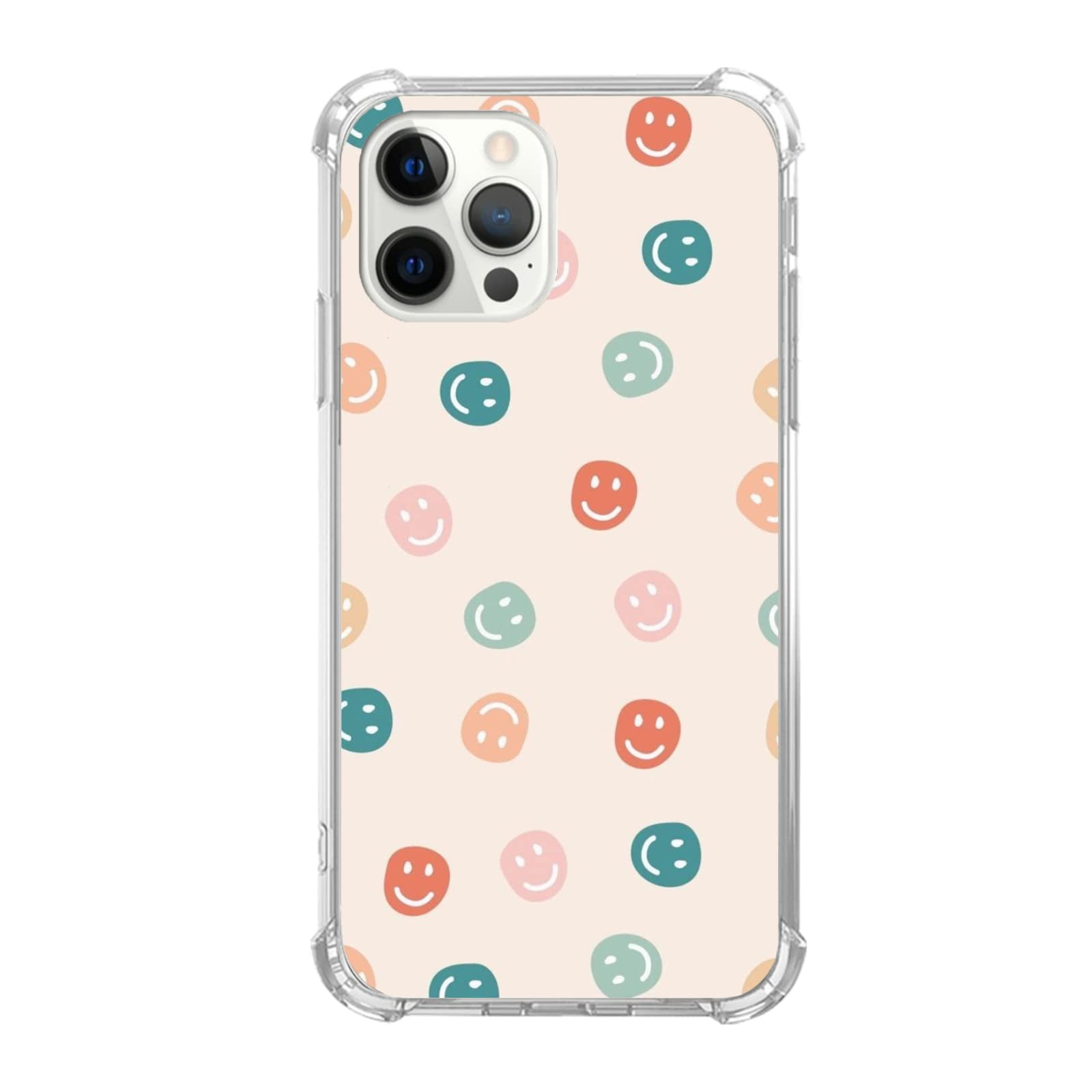 Colorful Smiley Face Case for iPhone 13 Pro,Aesthetic Art Design TPU ...