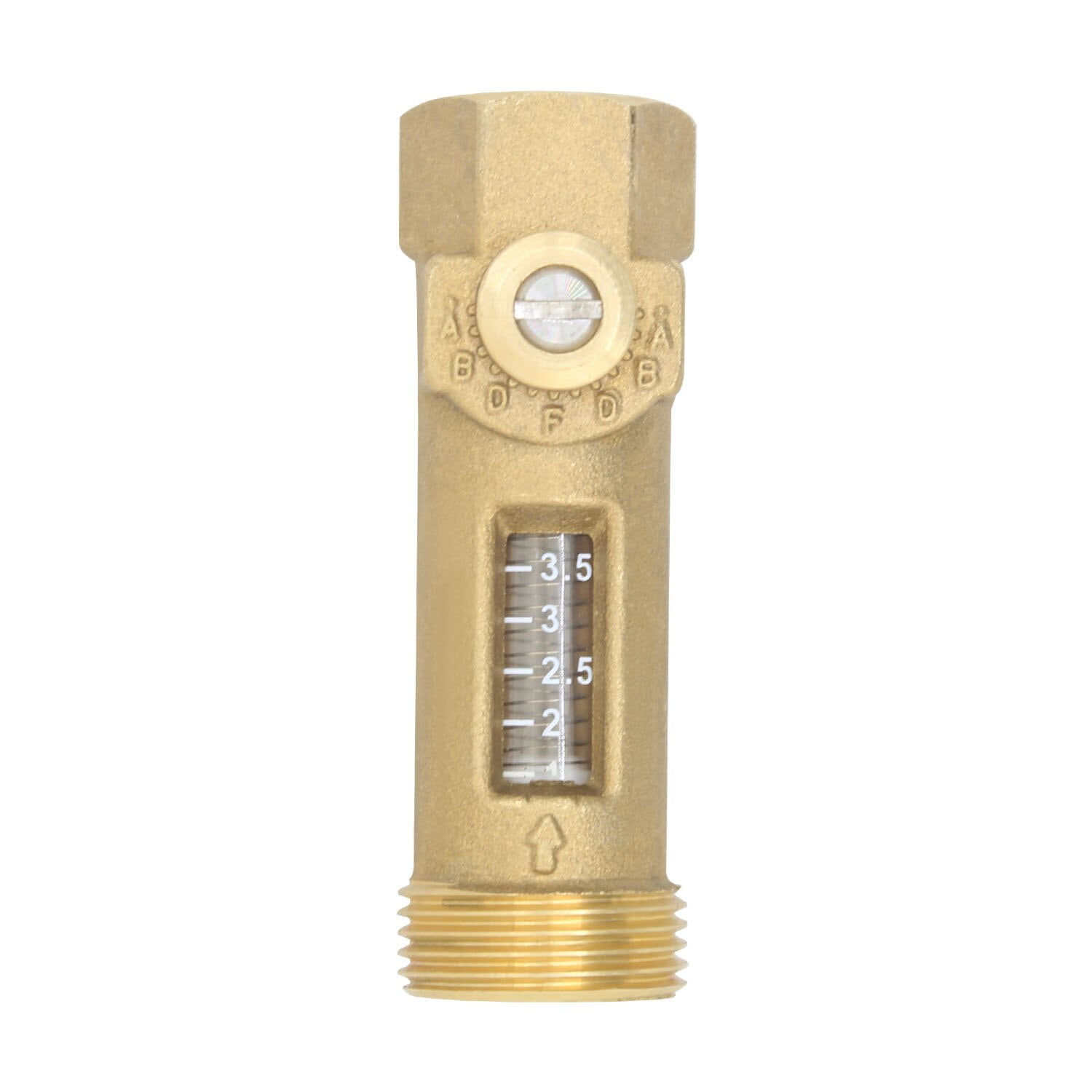 Flow Meter DN20 Solar Flow Regulator Flow Valve Brass manifold for ...