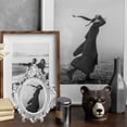 2 Pcs Mini Photo Frame Props Ornaments Home Decor Decorative Oval ...