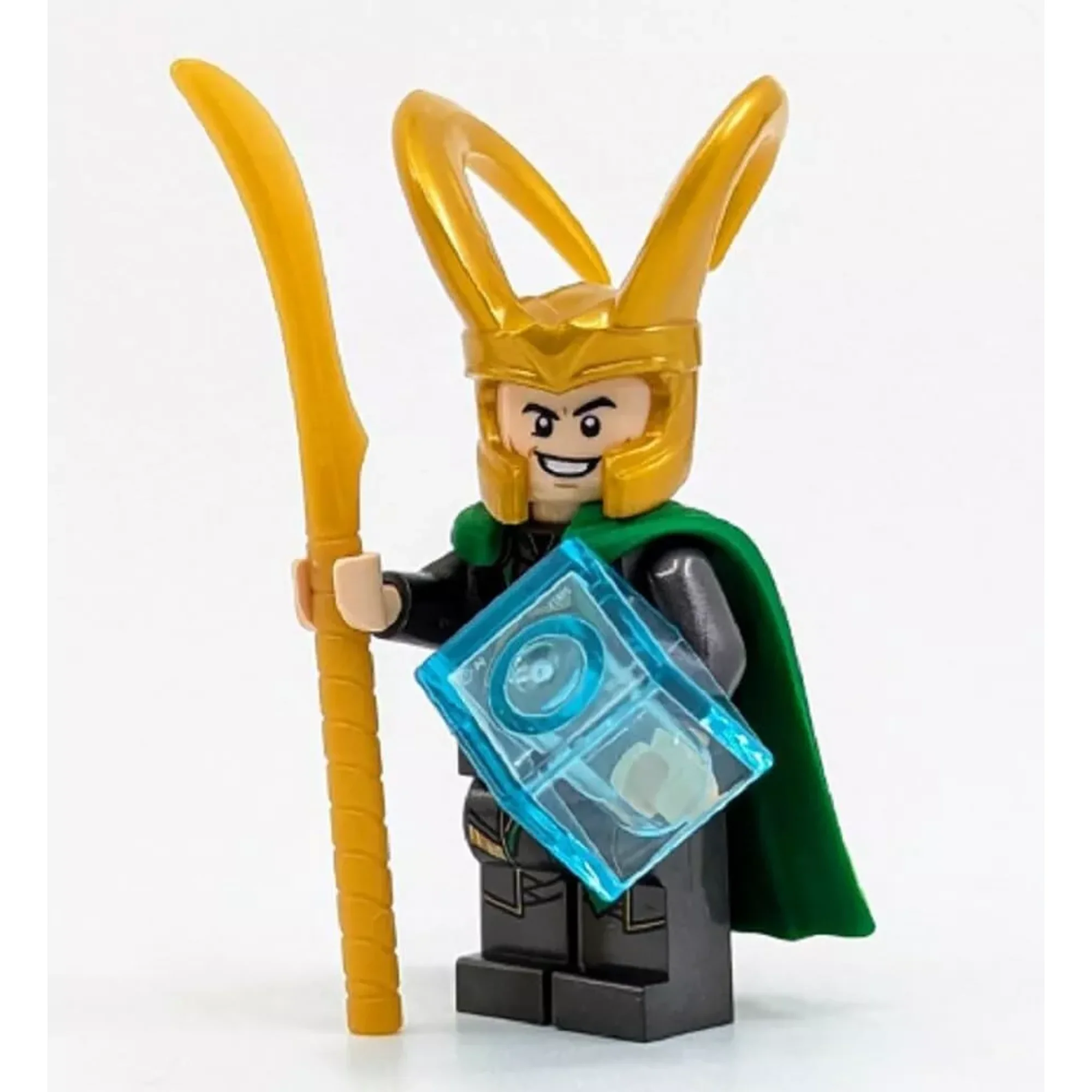 Click here for Lego Superheroes: Loki Minifigure With Staff And T... prices