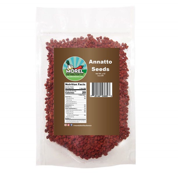 Whole Annatto Seeds, Semillas de Achiote, Bixa Orellana. 4 oz - Walmart.com