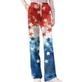 250Th Anniversary Red White and Blue Womens Pants, Casual Comfortable ...