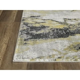 Abani Laguna Collection Modern Abstract 3' x 5' Gold and Grey Modern ...