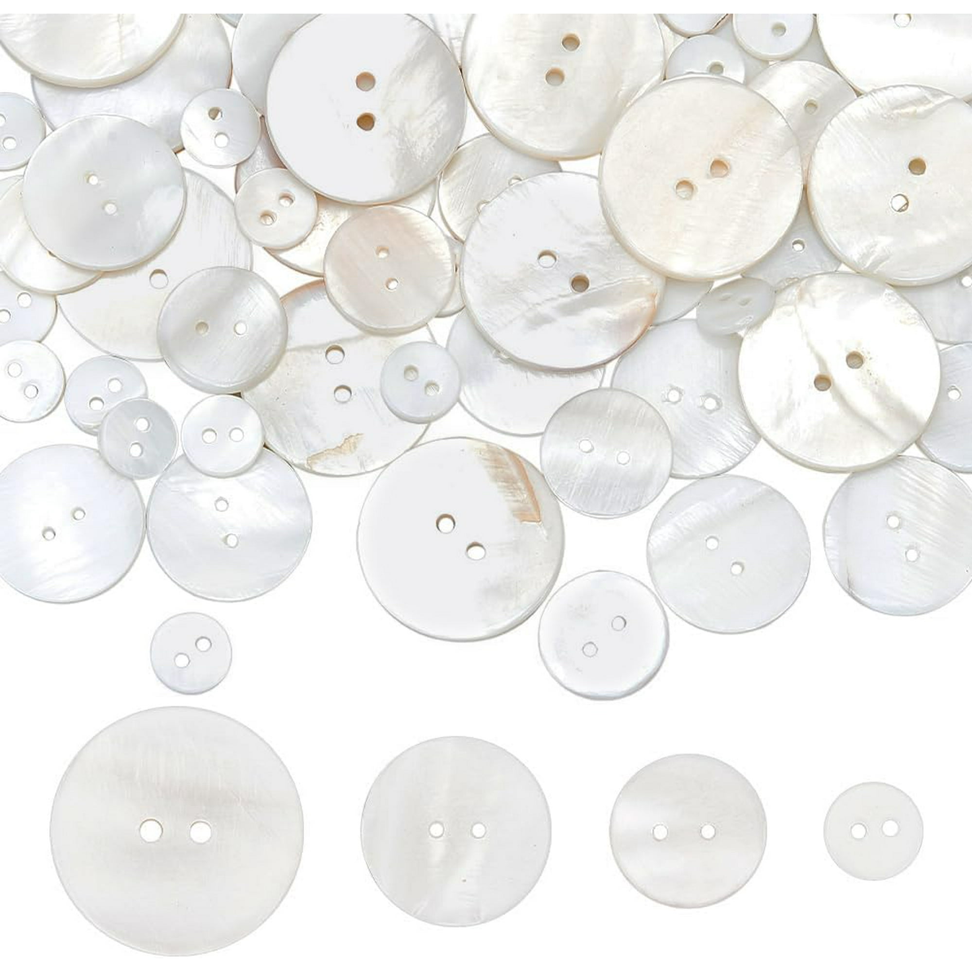 Click here for Nobrand 70pcs White Genuine Mother Of Pearl Button... prices