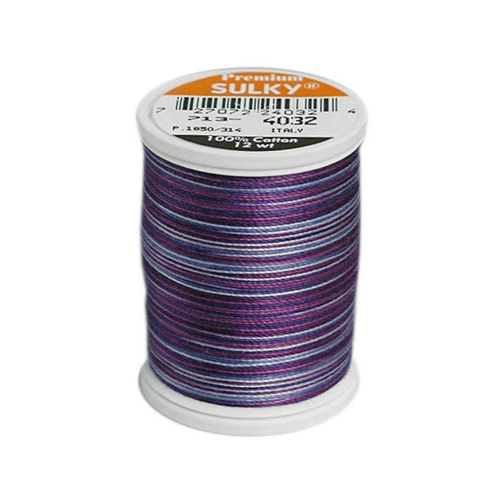 Sulky Blendables Thread 12wt 330yd Iris - Walmart.com - Walmart.com