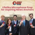 Nicky Bigs Novelties Cordless Handheld Fake News Reporter Microphone ...