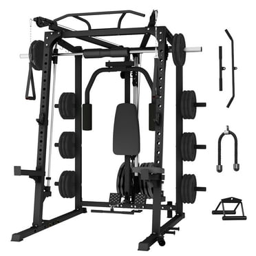 Mikolo Smith Machine Power Cage, Multi-Function Home Gym System with ...