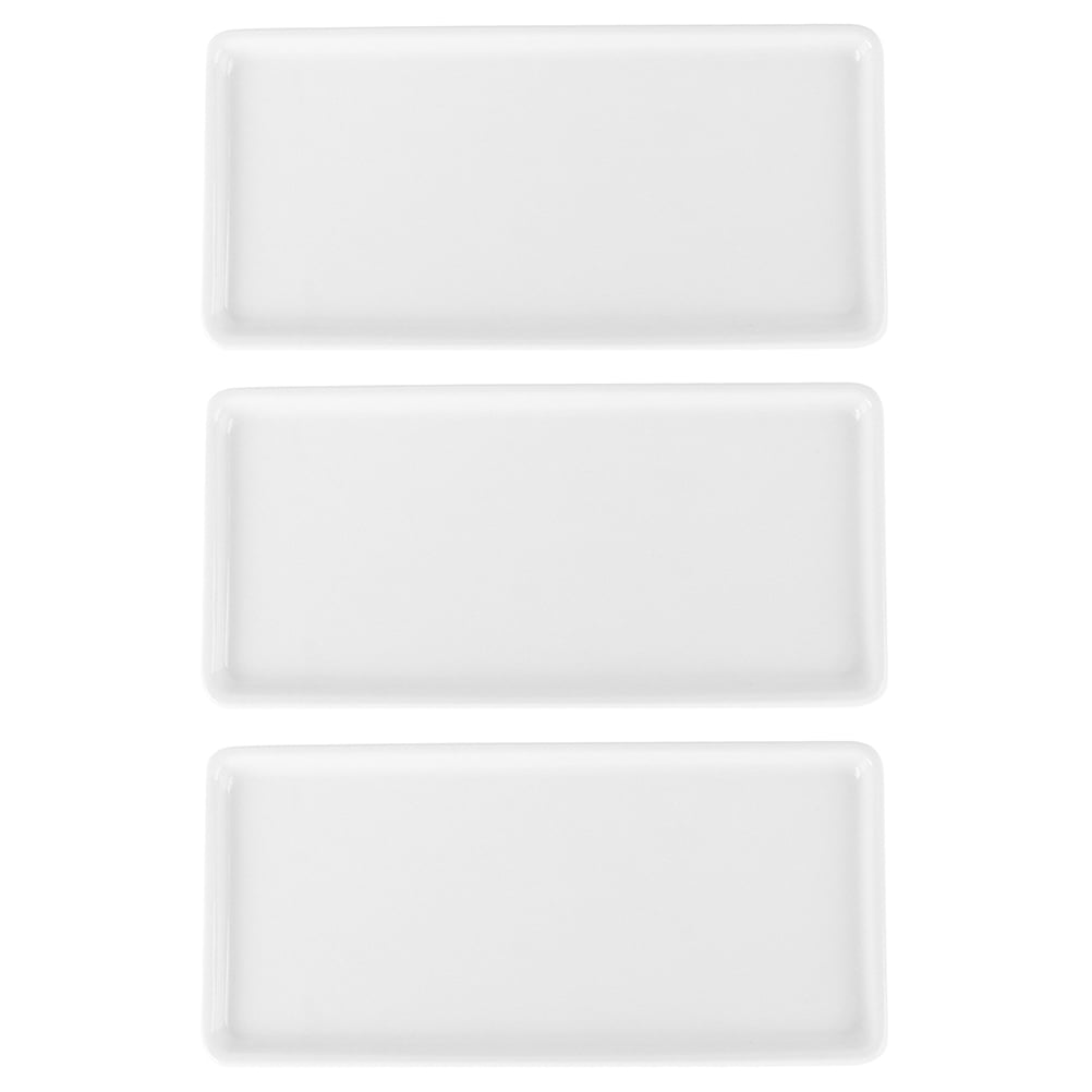 Homemaxs 3pcs Creative Bathroom Ceramic Tray Rectangle Holder Stand ...