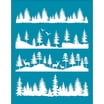 1pc Script Writting Clay Stencils English Character Non-Adhesive Silk ...