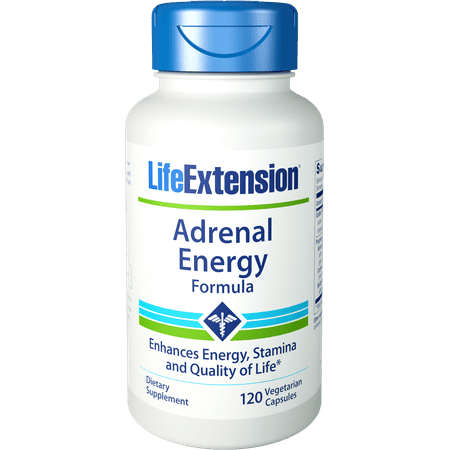 Life Extension Adrenal Energy Formula Vegetarian Capsules, 120 Ct ...