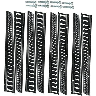BENTISM E Track Tie Down Rail Kit, 34PCs 5' E Track Rails, Haul Weight ...