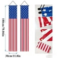 2Pcs Hanging Flag Banners And Porch Sign, Patriotic 4th Of July ...