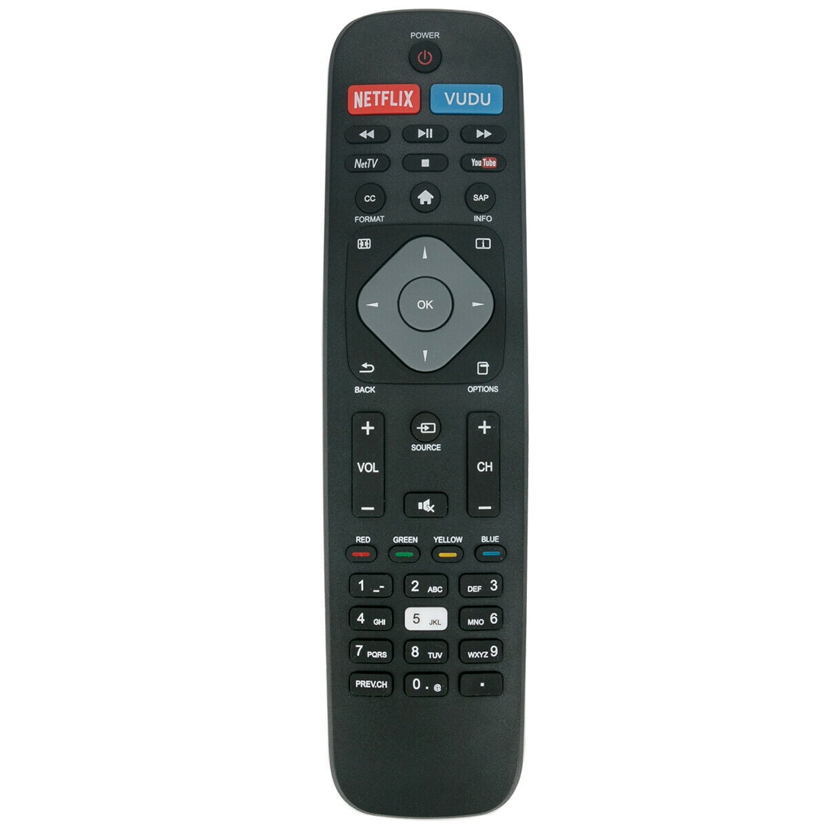 Philips TV Remote Control Replacement Compatible with 50PFL5602/F7 ...