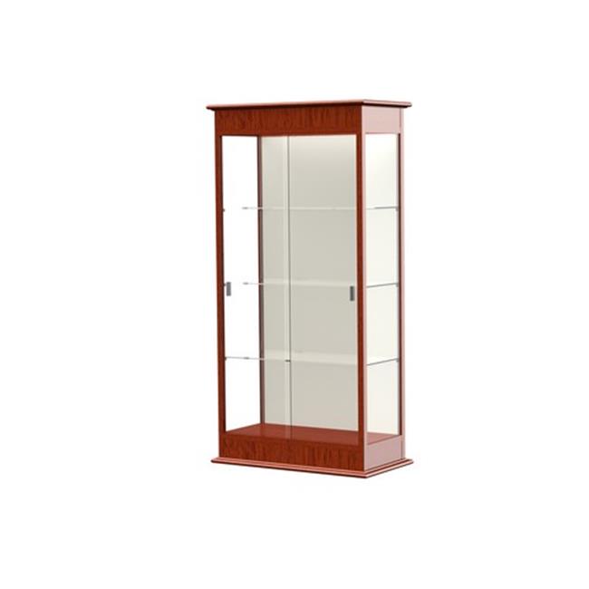 Varsity Elegant Display Case in Cherry Finish - Walmart.com