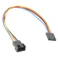 5Pin to 4Pin Fan Connector Adapter Extension Cable Wire Computer PWM ...