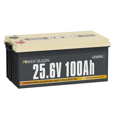 Power Queen 12V 200Ah LiFePO4 Deep Cycle Battery with 200A BMS for RV Solar - Walmart.com