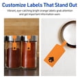 Avery Printable Barbell Labels, Bright Orange, 0.5" x 2.5", 3,600ct ...