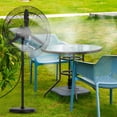 Monsoon Outdoor Misting Fan Kit, 16in Water Cooling System for Patio ...