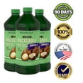 Carlyle Macadamia Nut Oil, 3 x 16 oz Bottles, Cold-Pressed, Vegetarian ...