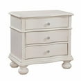American Woodcrafters Rodanthe 3-Drawer Shipyard Blue Wood Nightstand ...