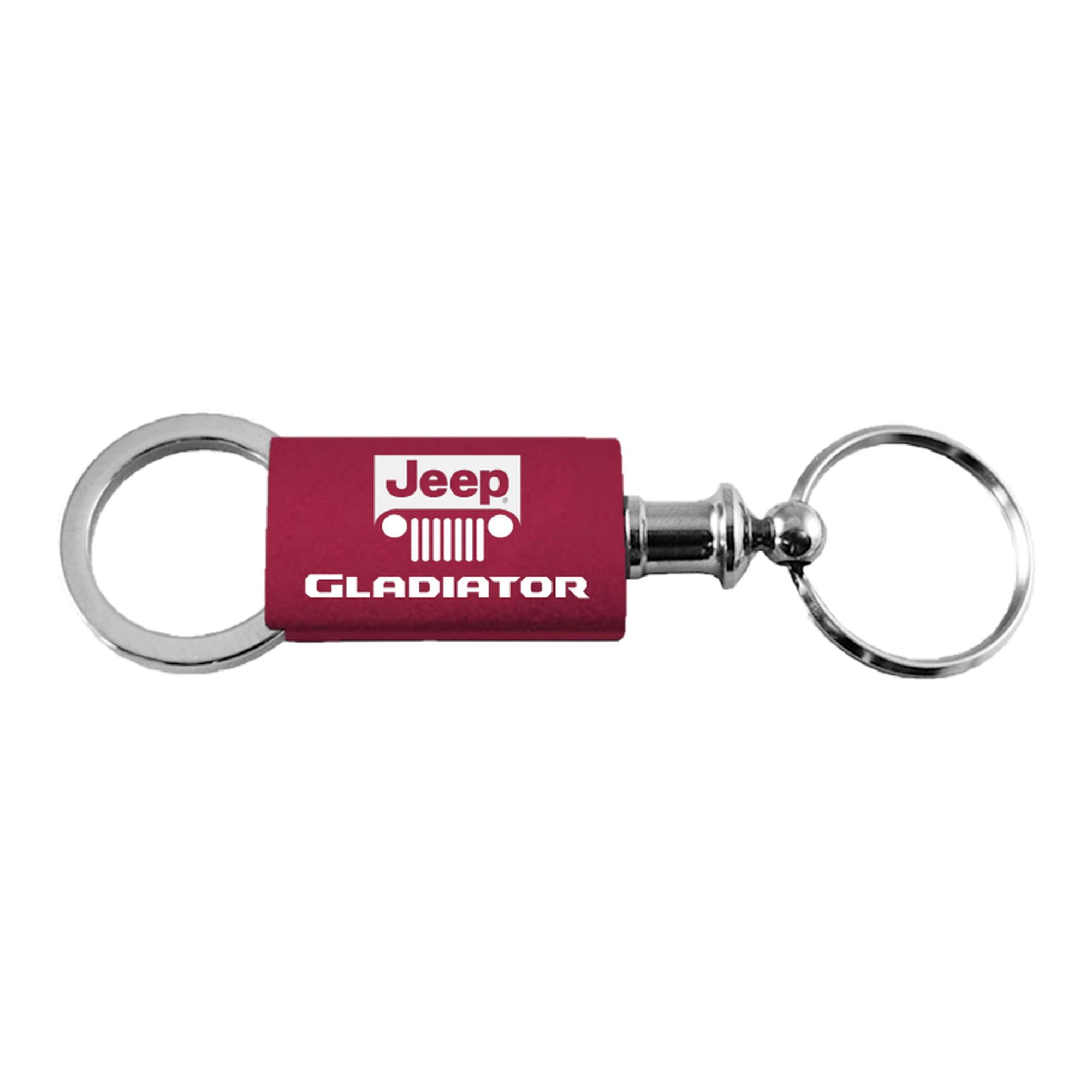 Jeep Gladiator Anodized Aluminum Valet Key Fob (Burgundy) - Walmart.com