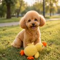 AuroraX Squeaky Duck Dog Toy Interactive Soft Plush Dog Toy Durable ...
